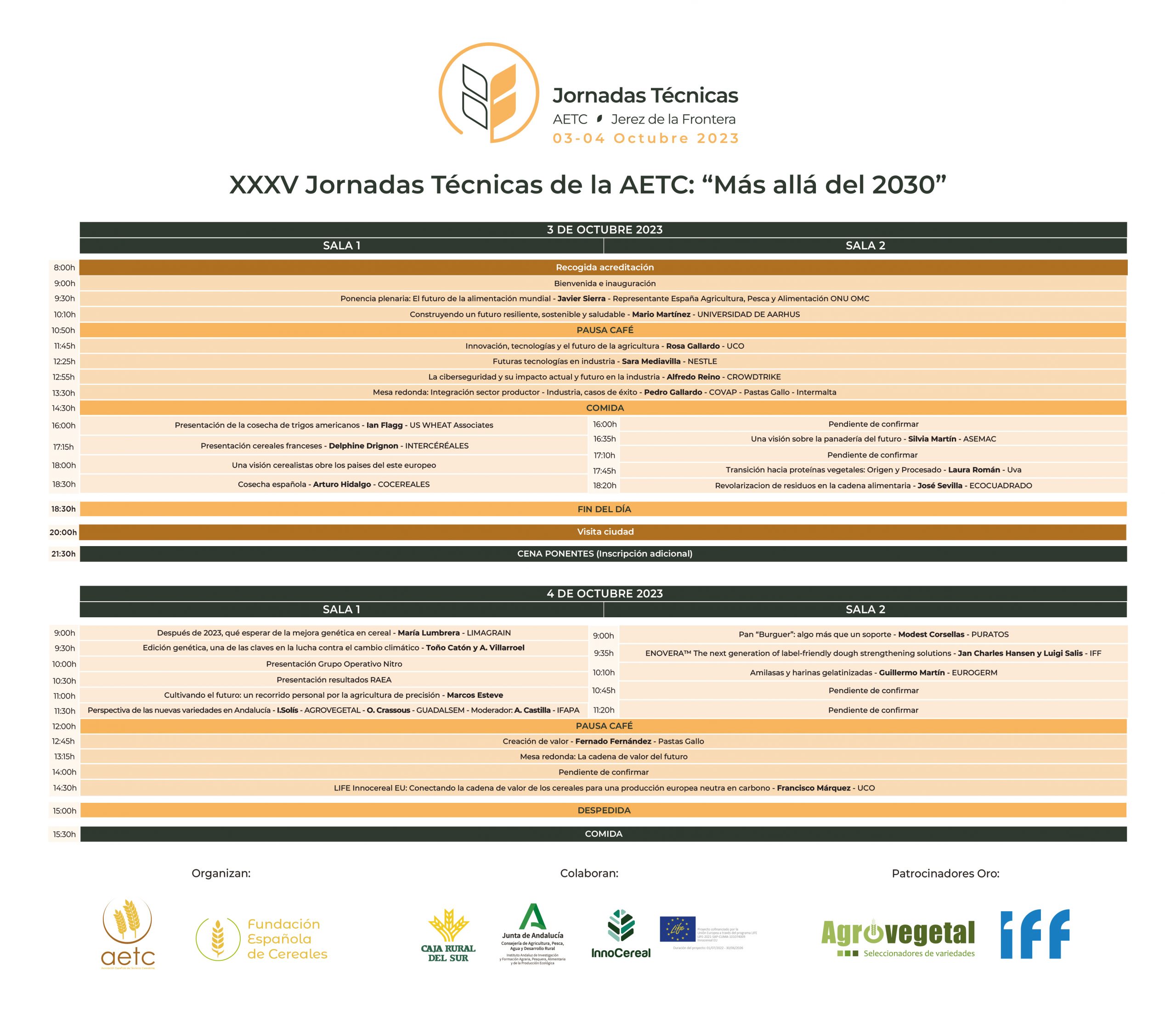 Programa XXXVI Jornadas Técnicas | AETC
